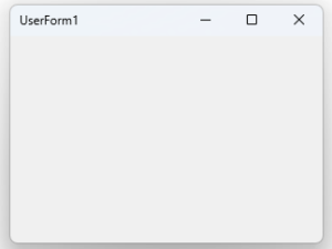 ユーザーフォームに最小化／最大化ボタンを表示させる | VBA.funcref()