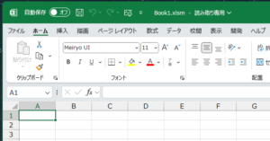 Excelをショートカットから読み取り専用で開く | VBA.funcref()